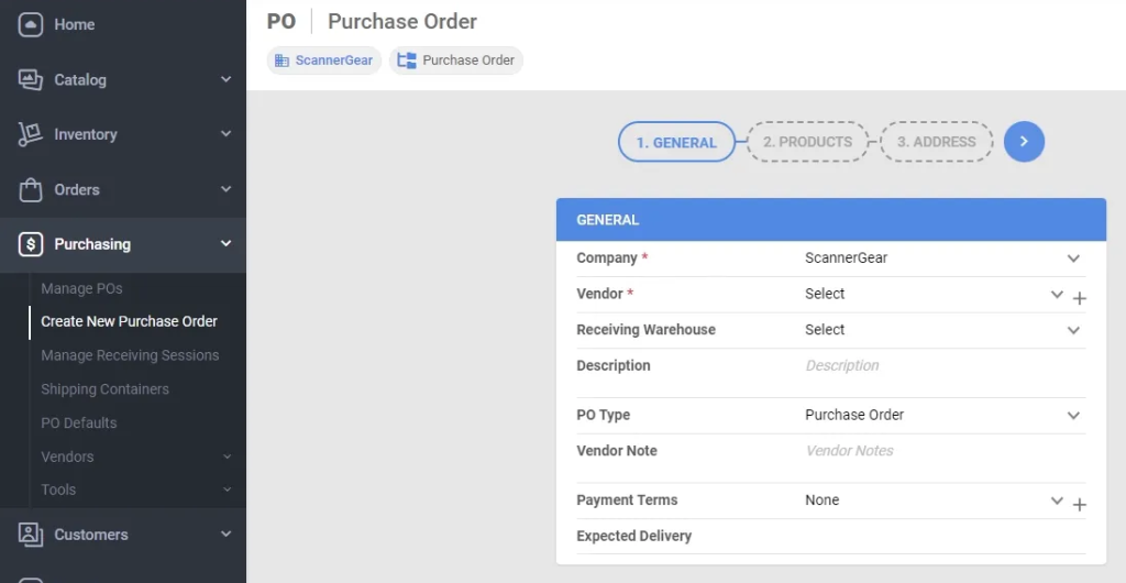 Adding Vendors – Sellercloud LMS