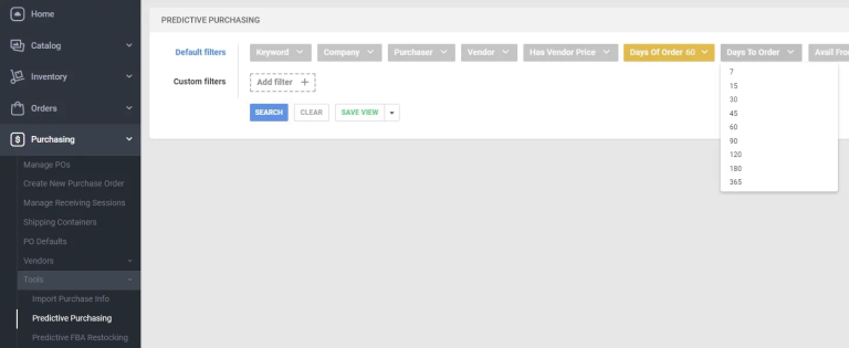 Predictive Purchasing – Sellercloud LMS