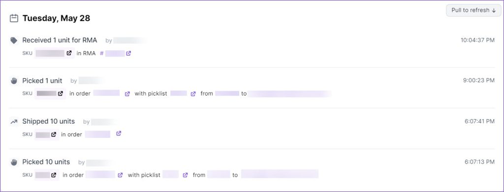 Movements Module Workflow – Sellercloud LMS